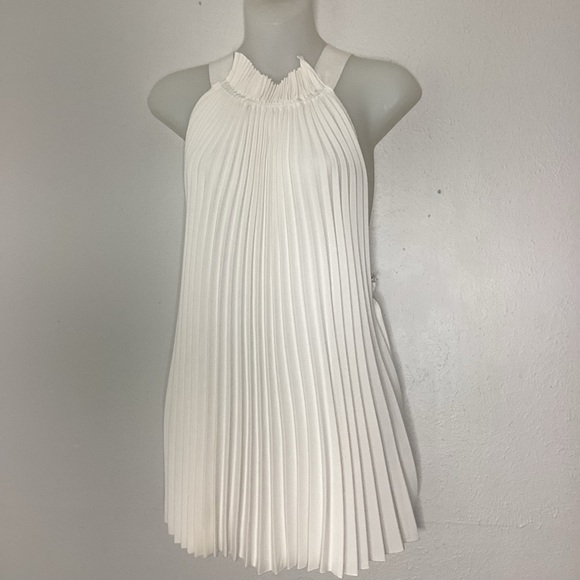 Rachel Comey | Tops | Rachel Comey Pleated Halter Top White 4 | Poshmark